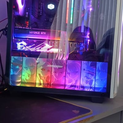 Custom Pc Plate, Gaming Computer Custom RGB Psu Cover Plate, PSU Shroud ...