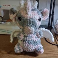 Kawaii Dragon | Mythical Creature | Beginner Crochet Amigurumi Pattern ...