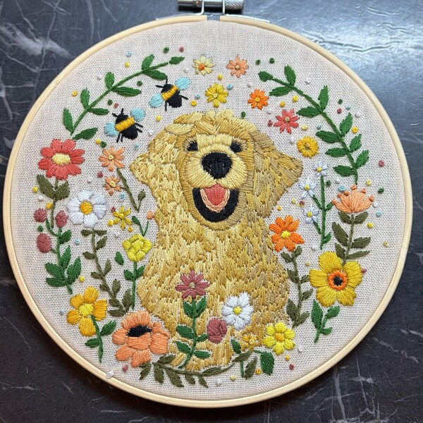 Australian Shepherd Hand Embroidery Pattern, Aussie Dog Embroidery, Pet ...