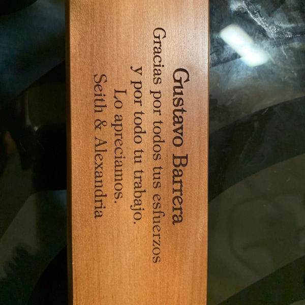 Wood Pen | Going Away Gift for Coworker | Engraved Boss Leaving Gifts ...