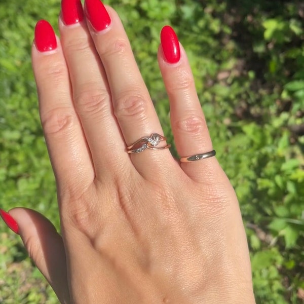 Pinky Initial Ring, Personalized Signet Ring, Custom Pinky Ring, Gold ...