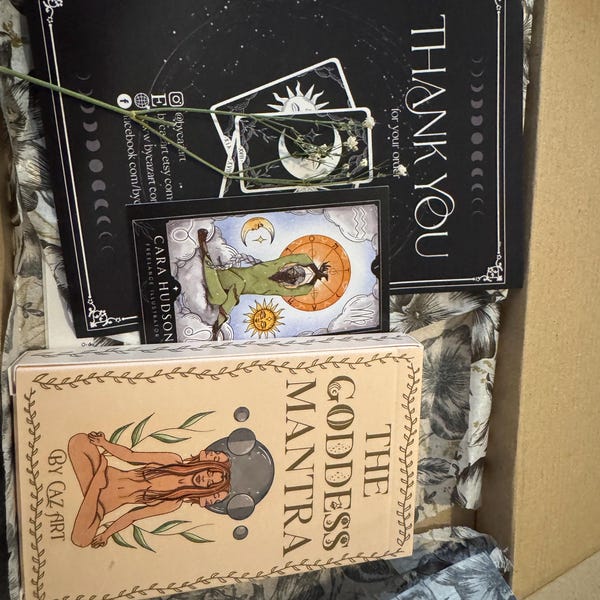Goddess Mantra Oracle Cards With Guidebook | Luxury Affirmation Deck - Etsy