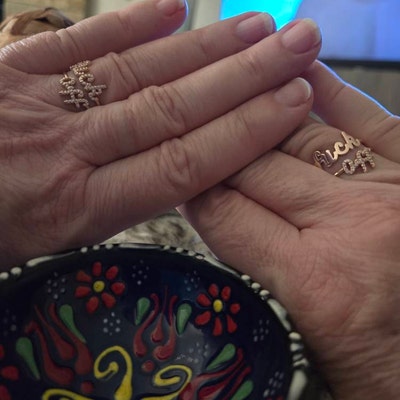 10K,14K,18K Gold Mama Ring, Dainty Mama Ring, Gift for Mom, New Mom ...