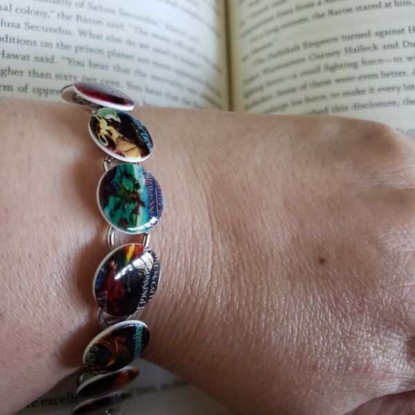 Custom Book Bracelet, Favorite Books Bracelet, Book Jewelry, Literature ...