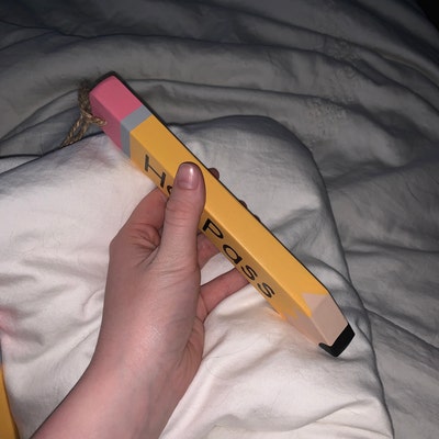 Personalized Teacher Pencil Wood Pencil Hall Pass Classroom Hall Pass ...