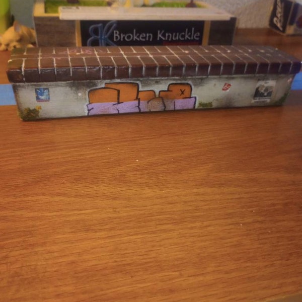 12 Cement Fingerboard Park Bench / Ledge With Graffiti / Weathering ...