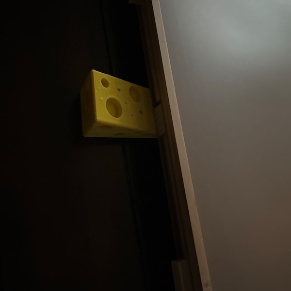 The Ultimate Cheese Doorstop! as Gouda Door Stop as You'll Find. Funny ...