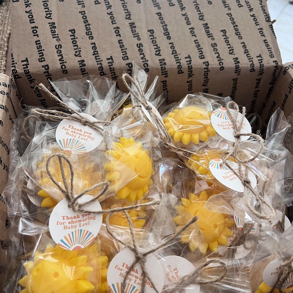 Sun Baby Shower Soaps - FRESH LEMON SCENT - You Are My Sunshine Baby ...