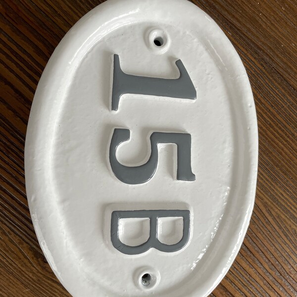 Vintage Address Sign, House Sign, House Number, Address Plaque, House ...