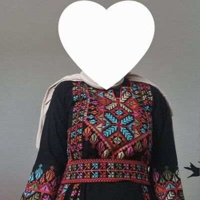 Modern Long Sleeve Jacket Embroidery, Traditional Palestinian Jordanian ...