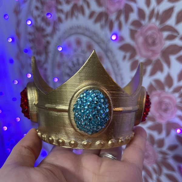 Princess Peach Crown - Super Mario - Princess Peach Cosplay - Swarovski ...