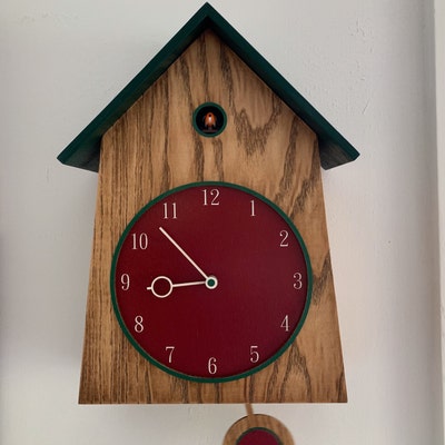 Cuckoo Clock With Colorful Dial - Etsy
