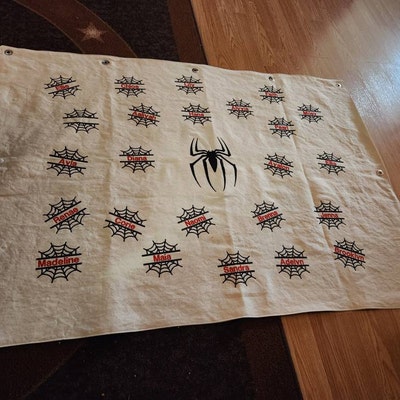 Split Spider Web Embroidery Design. Spider Web Embroidery - Etsy