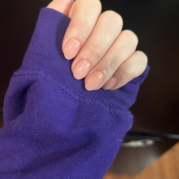 George Glass Wisteria Dip Powder Nails, Acrylic Dip Powder, Winter Nail ...