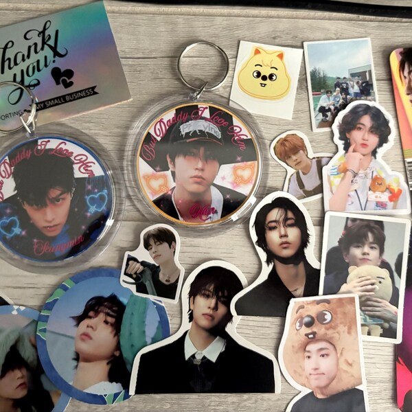 Hello, My Bias is K-pop Sticker – Stray Kids X SKZOO | Waterproof K-pop Stickers - Etsy