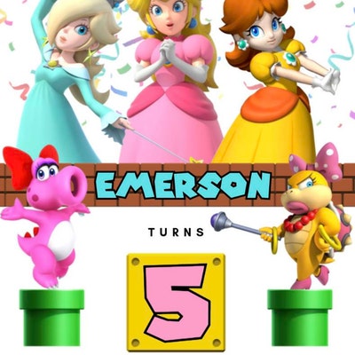 Super Mario and Luigi Pool Party Birthday Invitation Birthday ...
