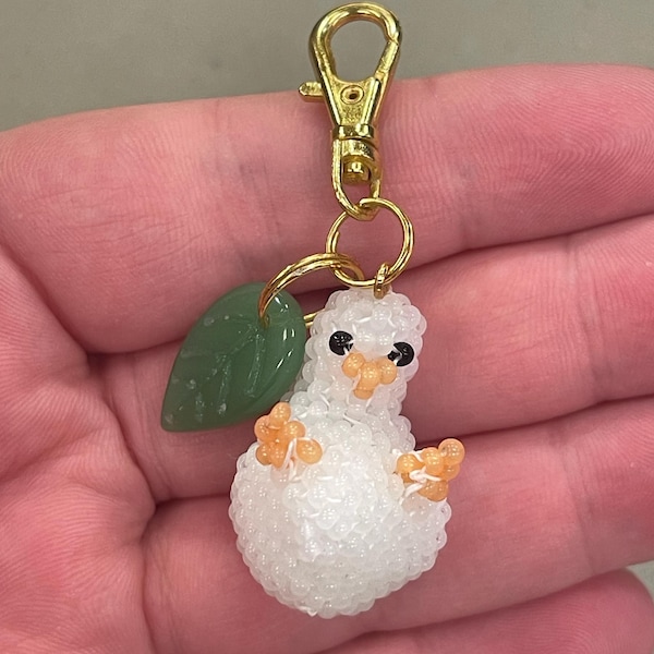 Beaded Duck Pattern PDF • 3D Seed Bead Tutorial | Peyote Stitch ...