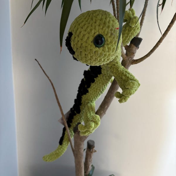 Lizard No Sew Crochet PDF Pattern - Quick & Easy Amigurumi Lizard/gecko ...