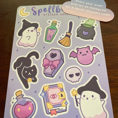 Spellbound Sticker Sheet Cute for Planners Bullet Journal - Etsy