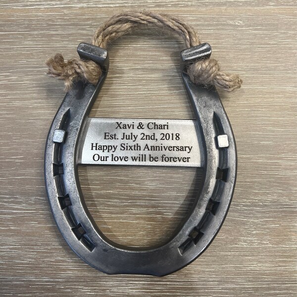 Iron Sharpens Iron Blacksmith Made 6th Wedding Anniversary Iron Wedding ...