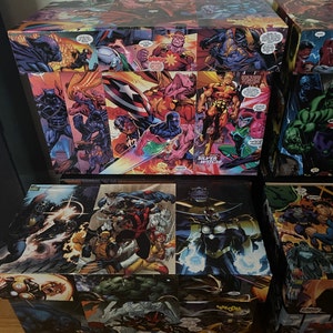 CUSTOM SPIDER-MAN Decoupage Comic Book Storage Box - Etsy