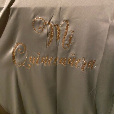 Mis Quince XV Robes, Bridesmaid Robes, Birthday Gifts, Sweet 16 Gifts ...