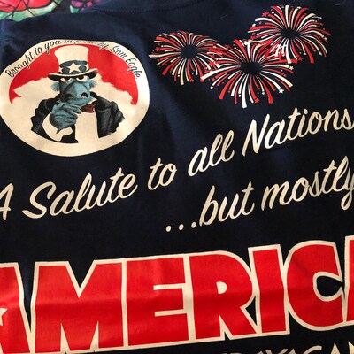 MUPPETS : Salute to All Nations BUT Mostly AMERICA Sam Eagle Shirt - Etsy