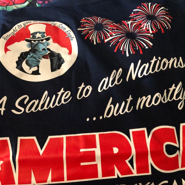MUPPETS : Salute to All Nations BUT Mostly AMERICA ; Sam Eagle Shirt - Etsy