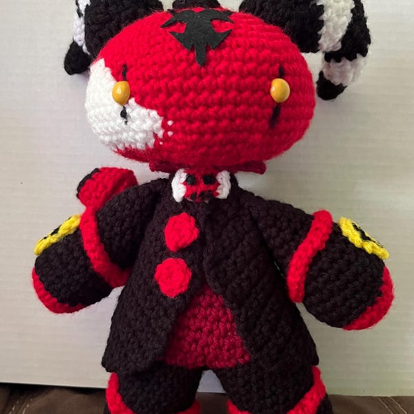 Blitzo, Helluva Boss Crochet Pattern (intermediate/ Advanced Amigurimi ...