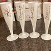 Personalised White Champagne Prosecco Flutes, Bridesmaid Proposal, Hen ...