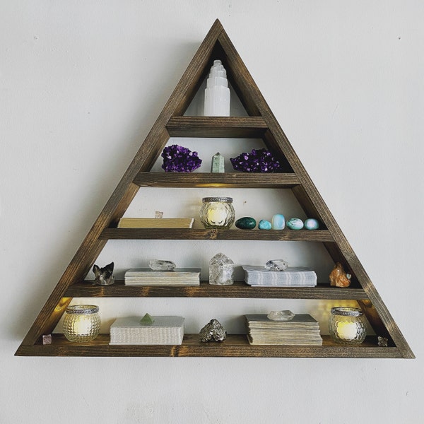 XXL Triangle Display, Wall Altar, Display Shelf, Altar, Large Triangle ...
