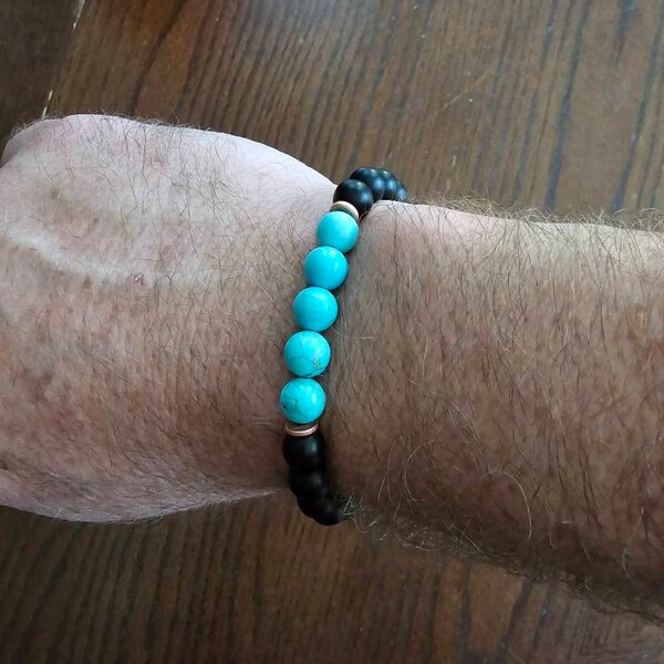 Mindfulness Gift Bracelet Man Tigers Eye Bracelet Crystal Bracelet ...