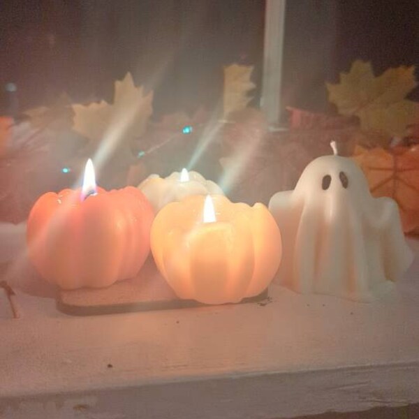 Pumpkin Soy Wax Candles / Autumn 2024 Home Decor / Halloween Decor ...