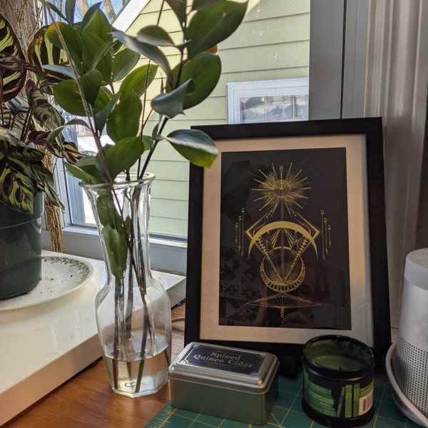 COSMIC ELEPHANT Sacred Geometry / Esoteric / Alchemy / Animal ...