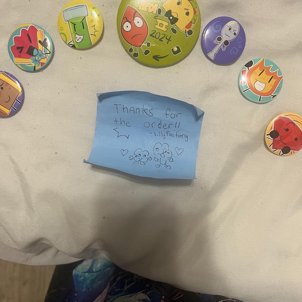 BFDI X II 2024 PIN Set - Etsy