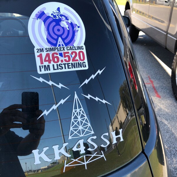 146.520 - 2m National Simplex Calling Frequency Decal - Amateur Radio ...