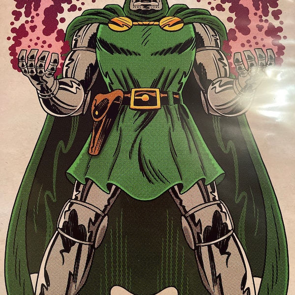Dr. Doom, Signed 11 X 17 Color Print by Darryl Young - Etsy