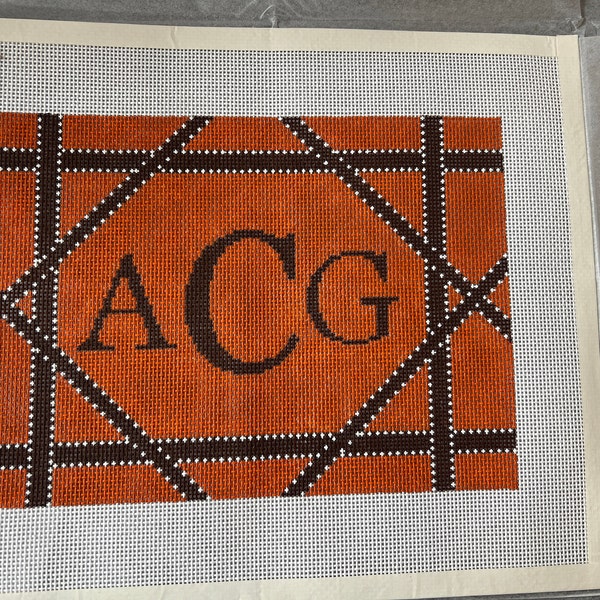 From the Library of Personalized Hand Painted Needlepoint Canvas - Etsy