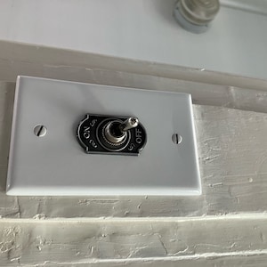 On/off Toggle Switch Nickel Plated Steampunk Switch - Etsy