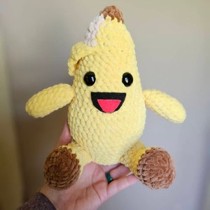 Cute Banana Peely Plush Crochet Pattern PDF - Etsy