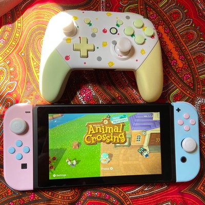Custom Animal Crossing Themed Nintendo Switch Pro Controller - Etsy