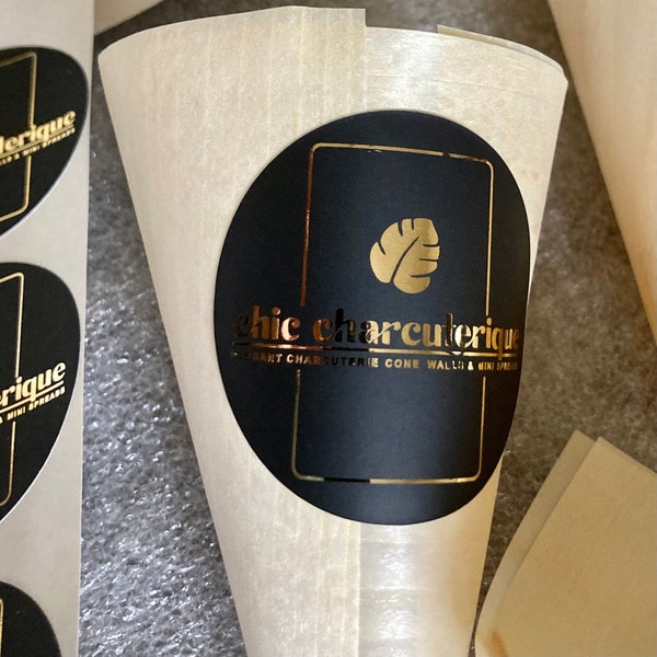 Gold Foil Printing, Gold Custom Stickers, Any Shape Custom Stickers ...