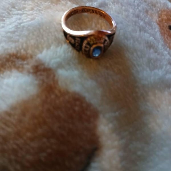 Customized Sterling Silver Women’s High School Class Ring – Gem ...