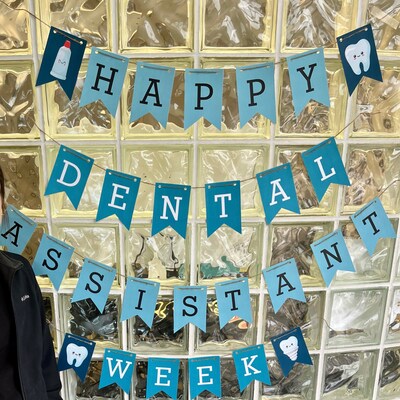 Happy Dental Assistant Week Banner Printable / Printable Happy Dental ...