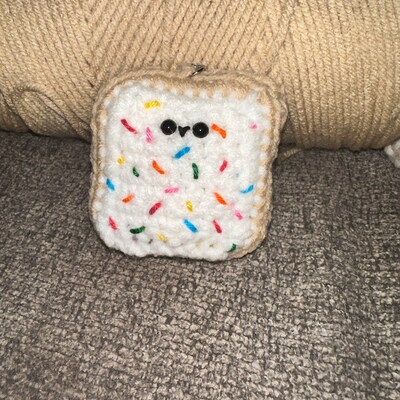 Toaster Pastry Keychain PDF Crochet Pattern - Etsy