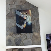 Color Puff Glass Printing Wall Art Glass Wall Art Home - Etsy Canada