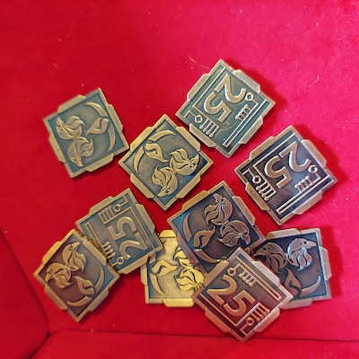 Mythological Creatures Themed Gaming Coins Tiny 15mm - Etsy