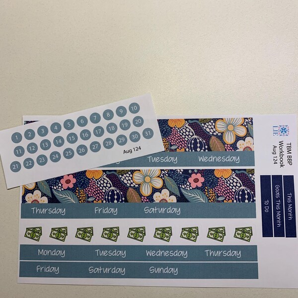 Jenplans Mini Months of the Year // Jenplans Font // Fits TBM BBP Boxed ...