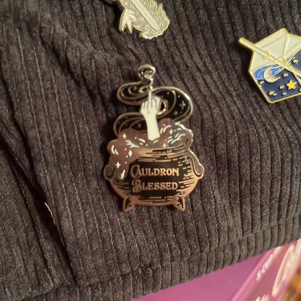 Cauldron Blessed Nesta ACOTAR Enamel Pin - Etsy