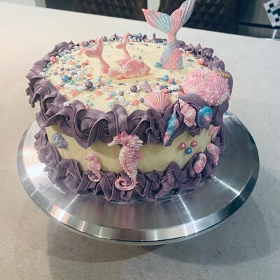 Pastel Mermaid Tail in Teal Pink and Purple - Etsy UK